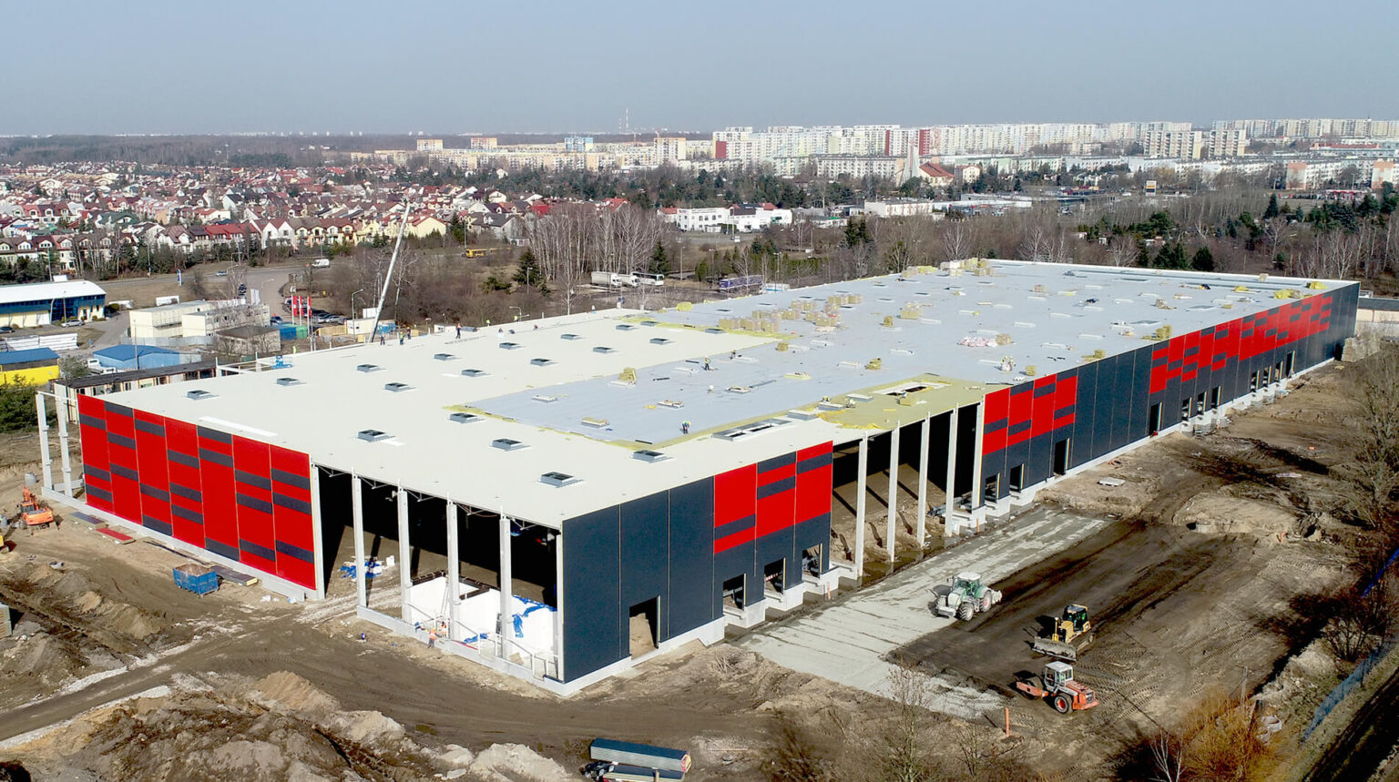 Industrial hall roofing - Commercecon